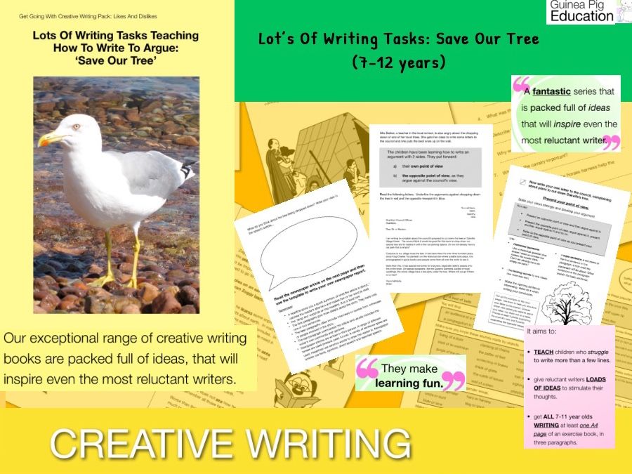 Lots Of Writing Tasks Teaching Writing To Argue: 'Save Our Tree' (7-11 ...