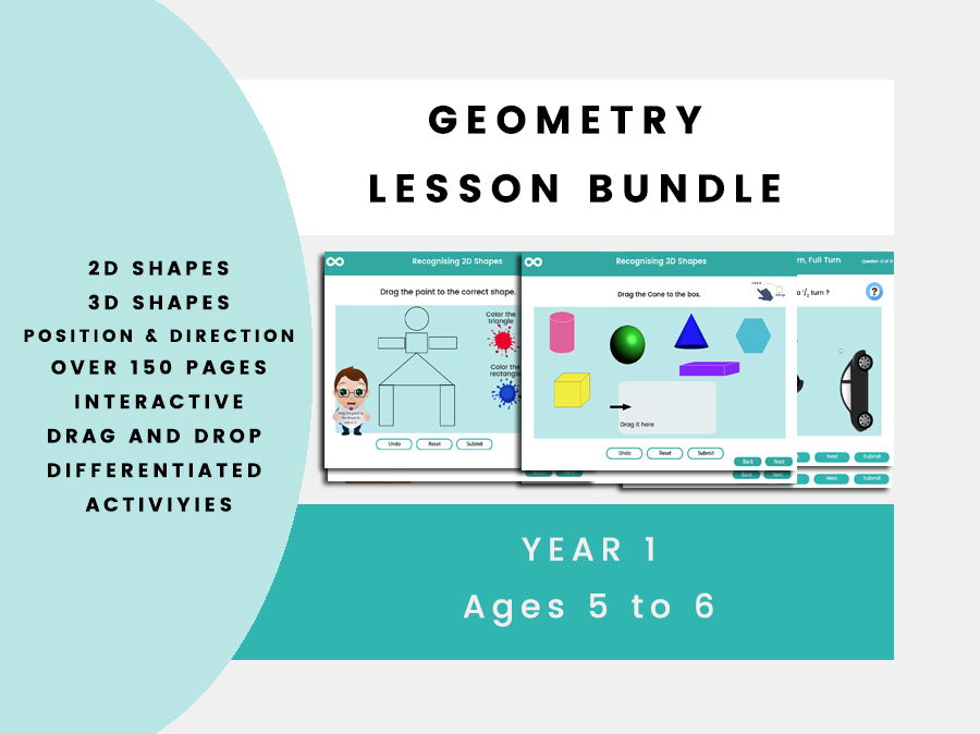 Year 1 Geometry Bundle | Teaching Resources