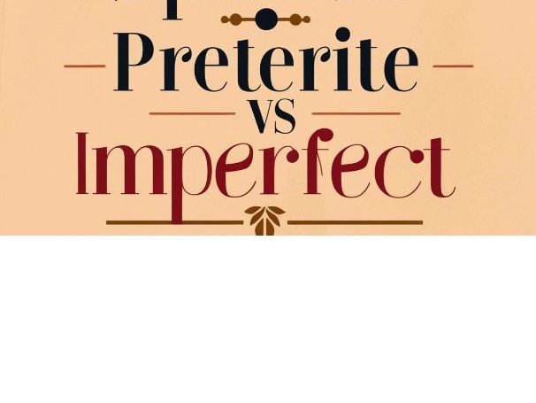 Spanish Preterite Tense vs Imperfect Tense | Teaching Resources