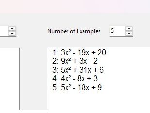 Trinomials and their Factorisation | Teaching Resources