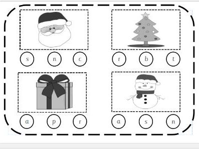 Initial sounds Christmas themed | Teaching Resources