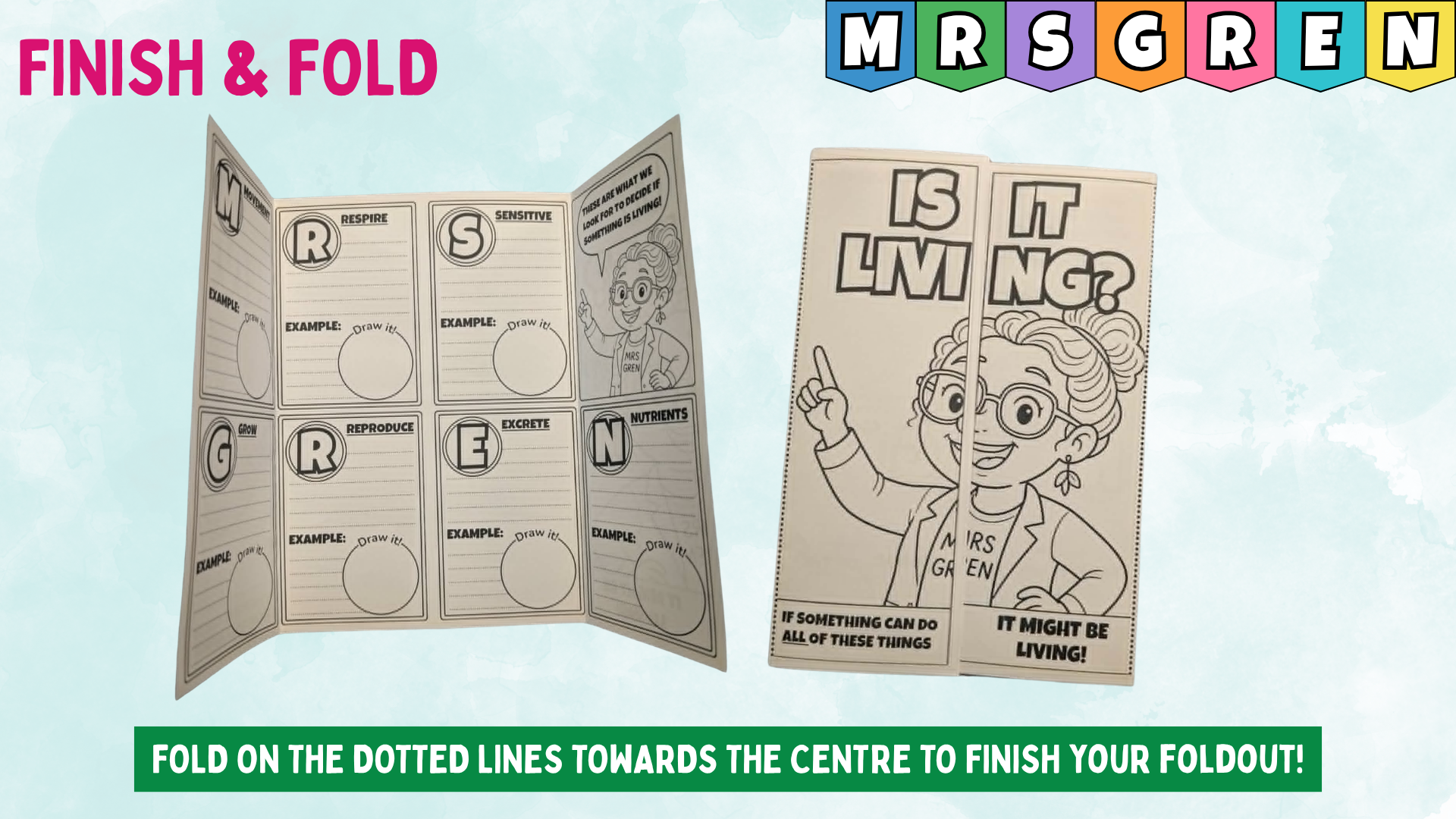 MRS GREN– Concept Slides and Activity: Characteristics of Living Things ...