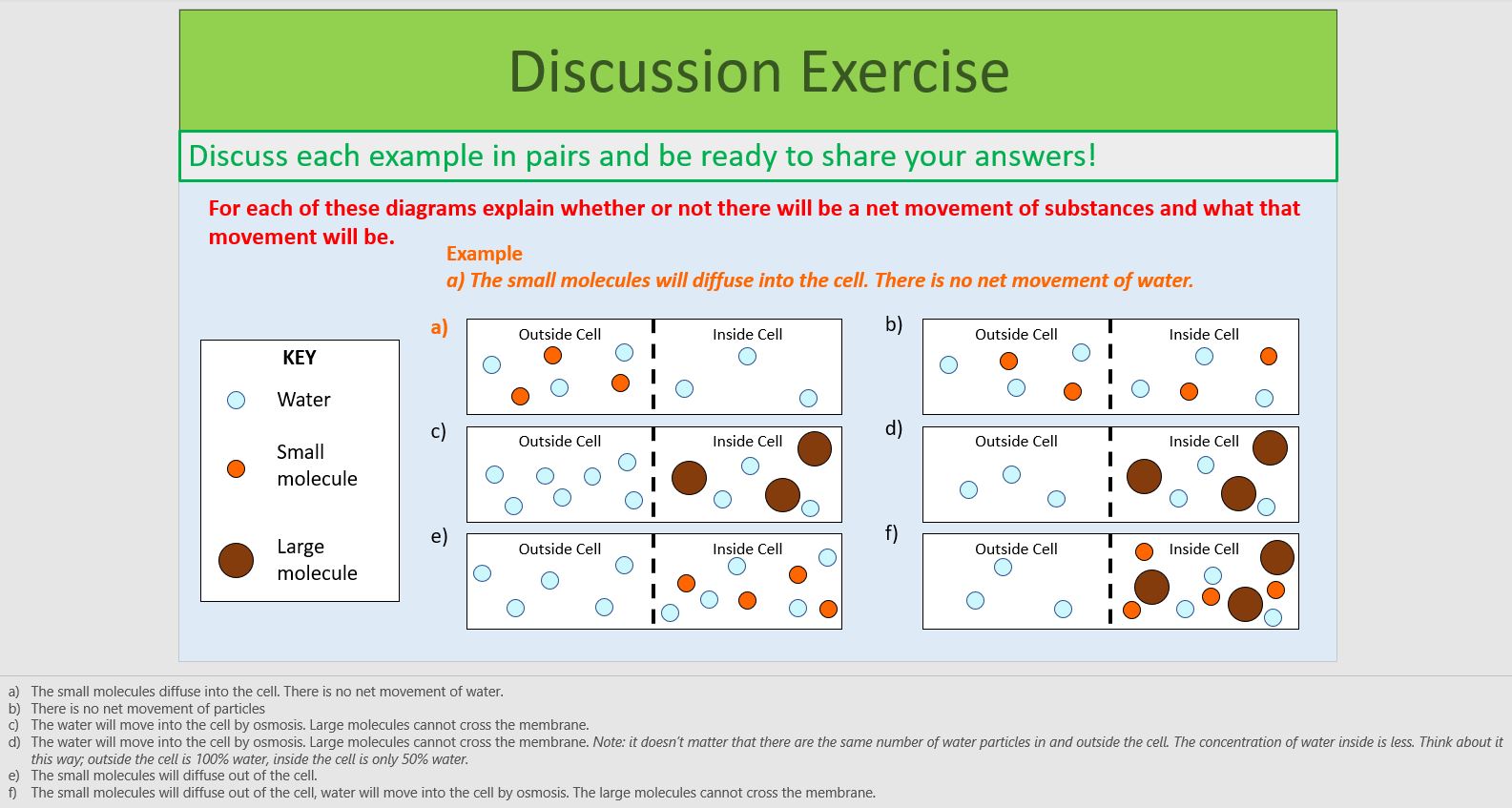 Diffusion and Osmosis Lesson GCSE Biology | Teaching Resources
