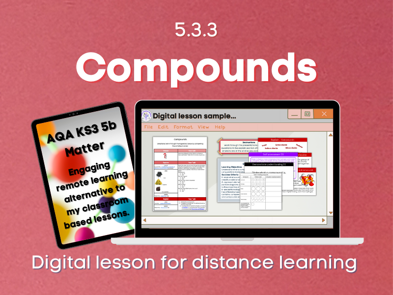 Compounds Distance learning | Teaching Resources