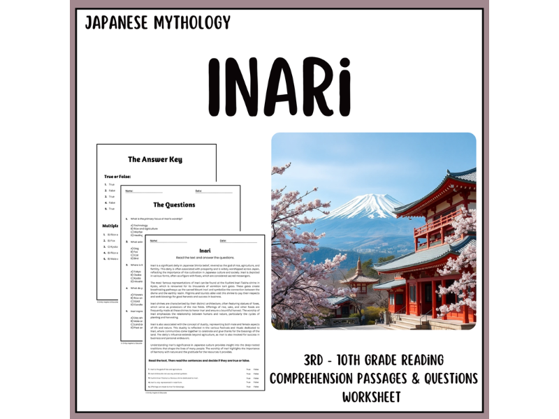 Inari - Reading Comprehension Passages & Questions Worksheets ...