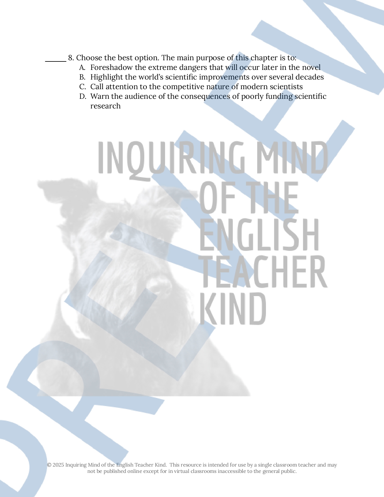 Jurassic Park by Michael Crichton Chapter 4 Close Reading Analysis ...