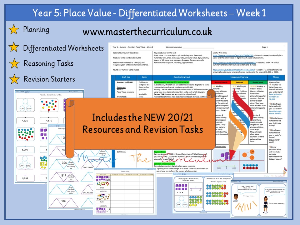 Year 5 - Place Value Bundle | Teaching Resources