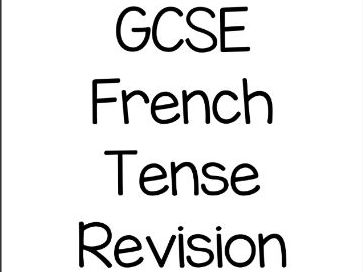GCSE French Tense Revision Booklet | Teaching Resources