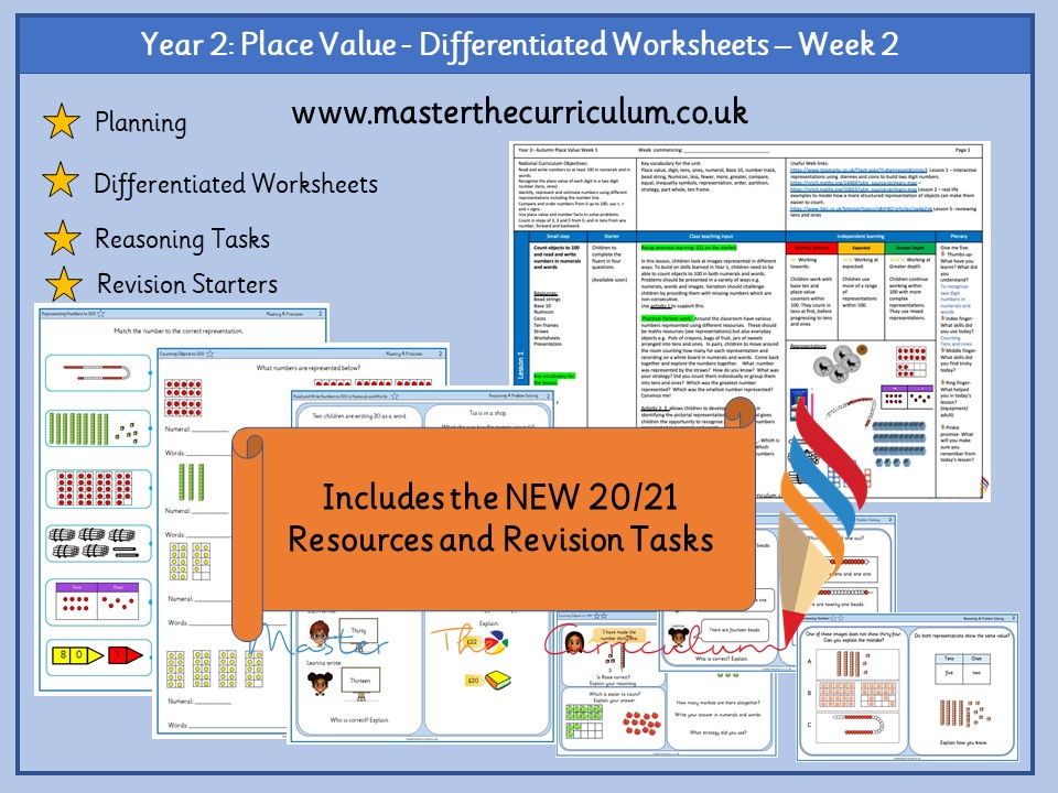 Year 2 Place Value Bundle | Teaching Resources