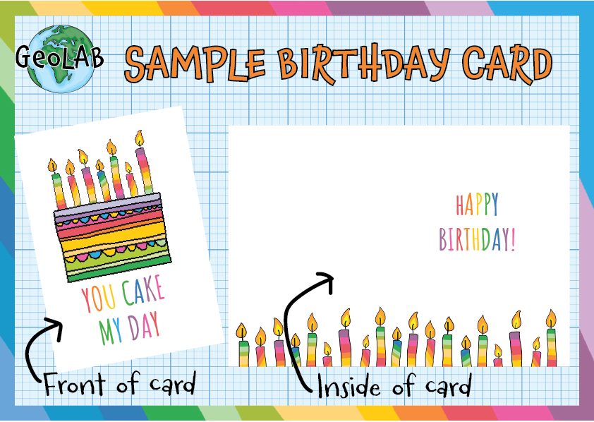 Printable Birthday Cards for the Classroom 16 Original Designs (KS1–KS3 ...