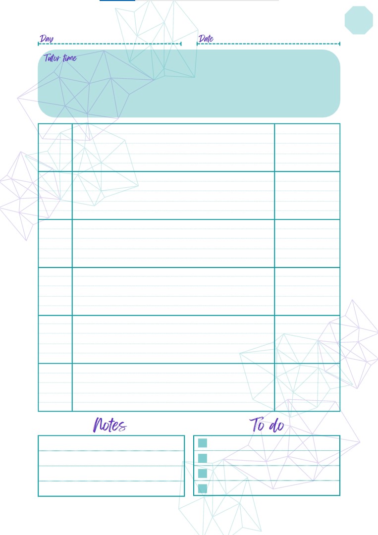 Simple teacher termly planner pdf | Teaching Resources