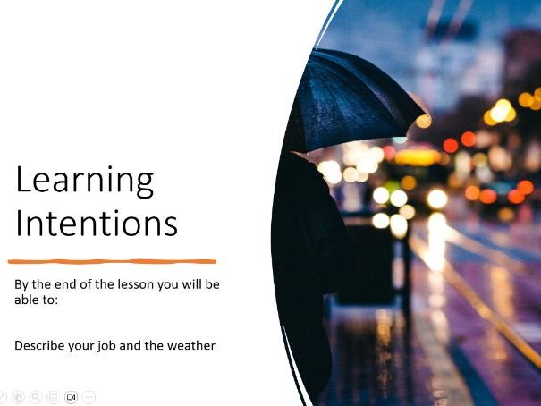 Higher Spanish Directed Writing Describe Your Job And The Weather 