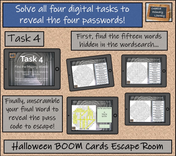 Halloween BOOM Cards Escape Room | Digital Reading Comprehension ...