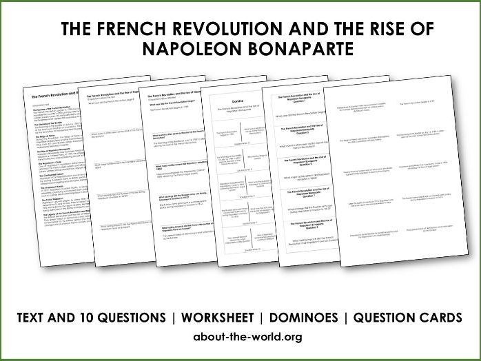 The French Revolution and the rise of Napoleon Bonaparte | Teaching ...