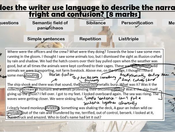 Language Paper 1 Questions 1 And 2 Teaching Resources