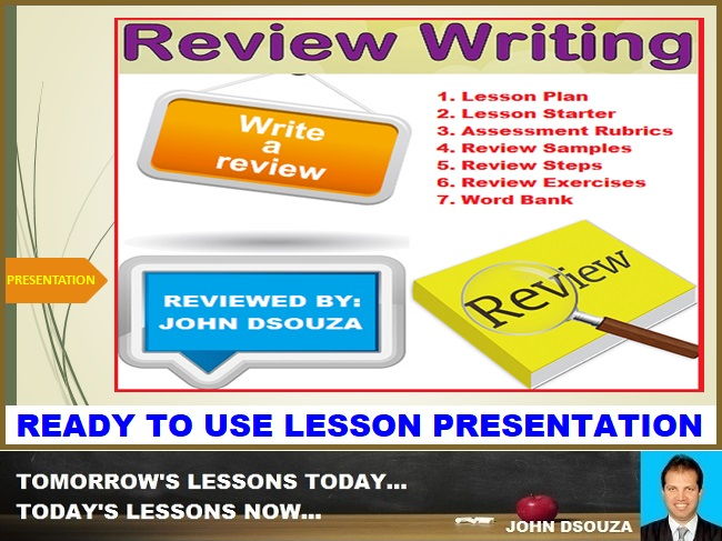 REVIEW WRITING: READY TO USE LESSON PRESENTATION by john421969 ...
