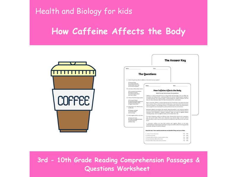 How Caffeine Affects the Body Reading Comprehension Passages ...