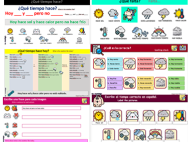El tiempo - The weather | Teaching Resources