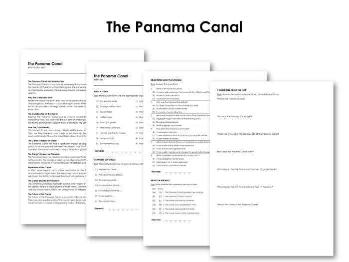 The Panama Canal | Teaching Resources