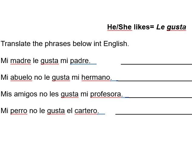 Likes and Dislikes | Teaching Resources