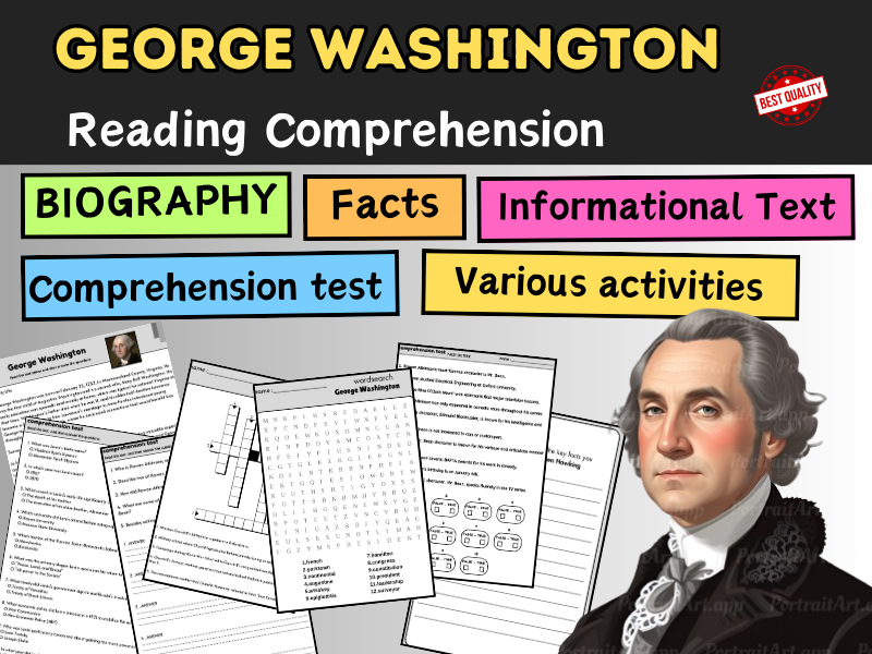 George Washington : Biography & facts , reading comprehension ...