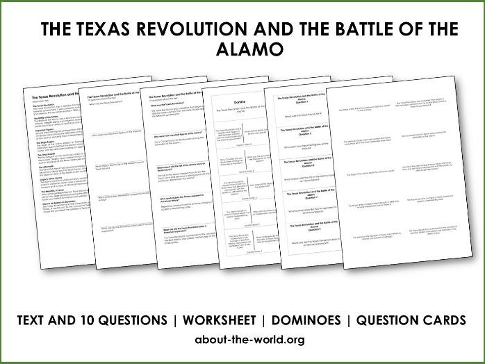 The Texas Revolution and the Battle of the Alamo | Teaching Resources