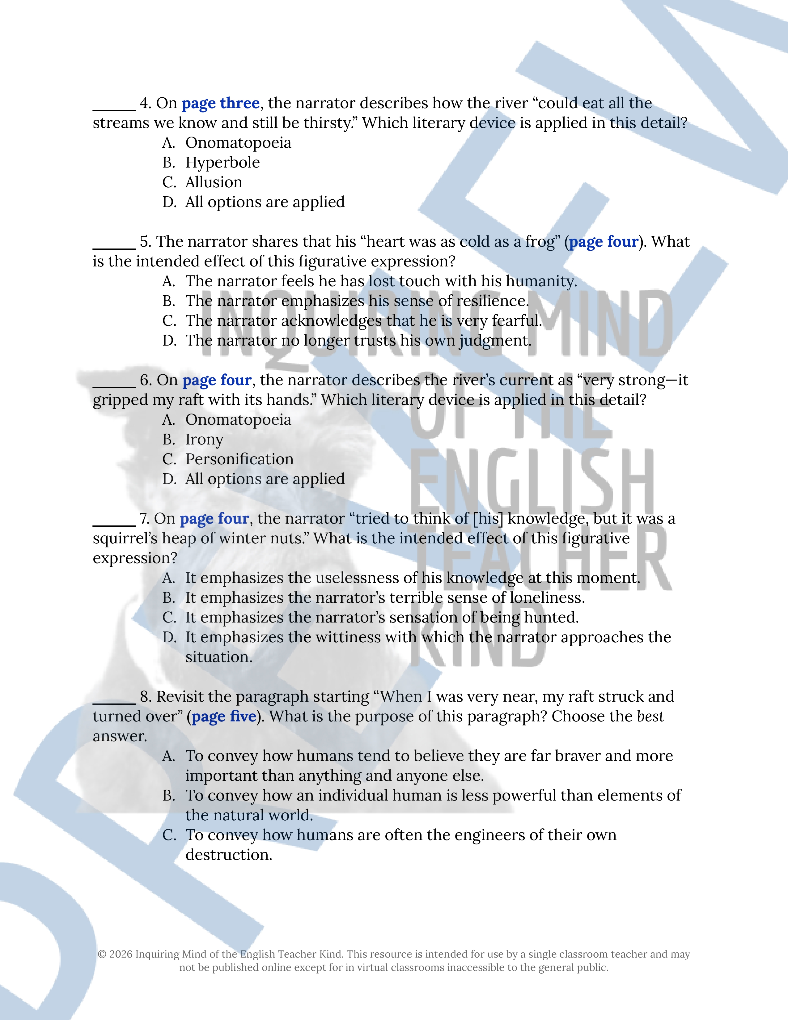 "By the Waters of Babylon" Close Reading Analysis Worksheet | Dystopian ...