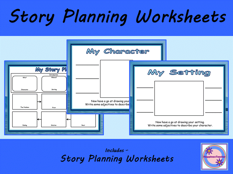 Story Planning Worksheets Teaching Resources