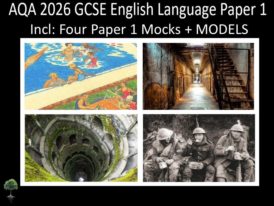 Four AQA 2026 GCSE English Language Paper 1 Mocks | Models | Teaching ...