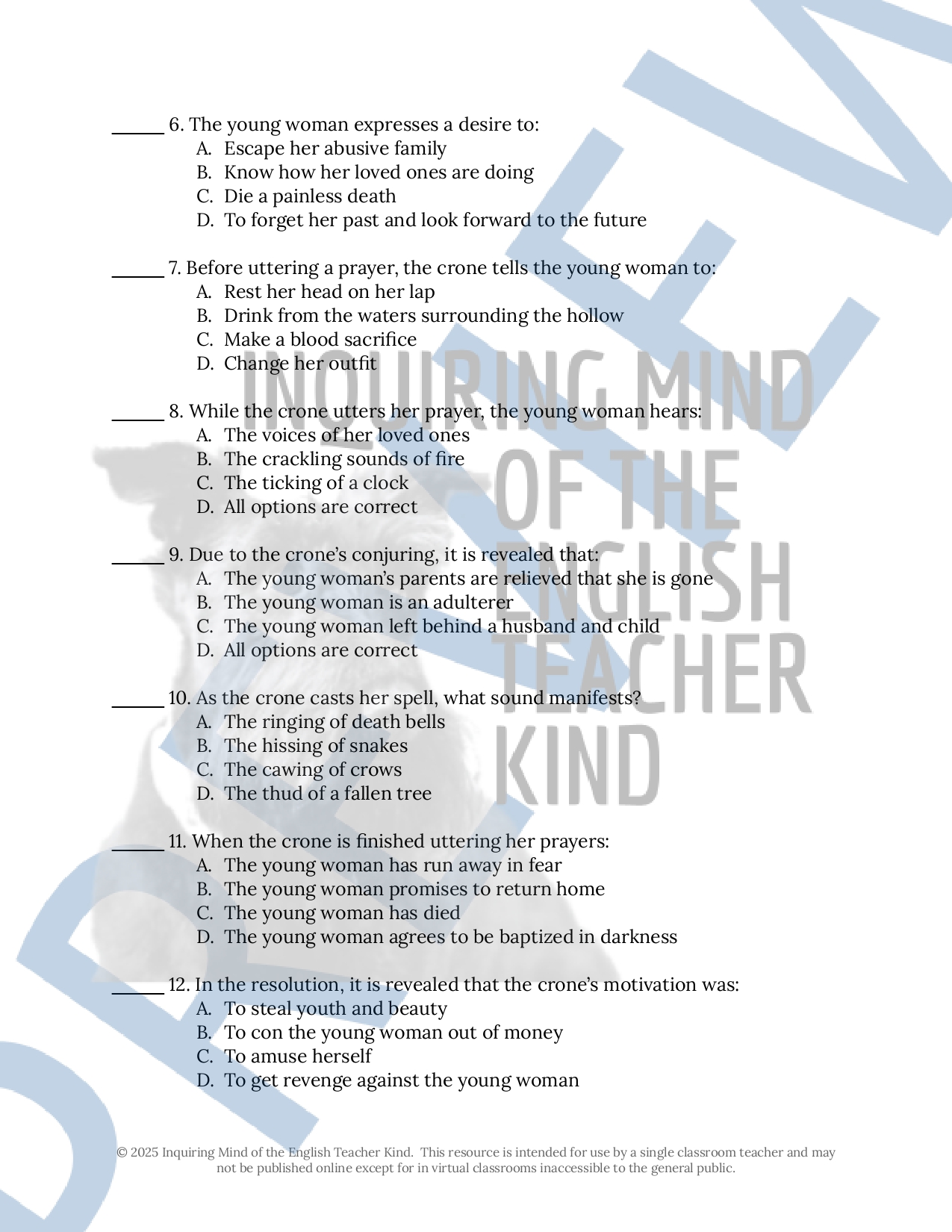 "The Hollow of the Three Hills" by Nathaniel Hawthorne Quiz and Answer ...