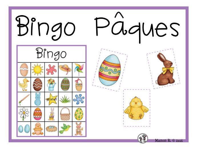 Bingo de Pâques (Easter Bingo) | Teaching Resources