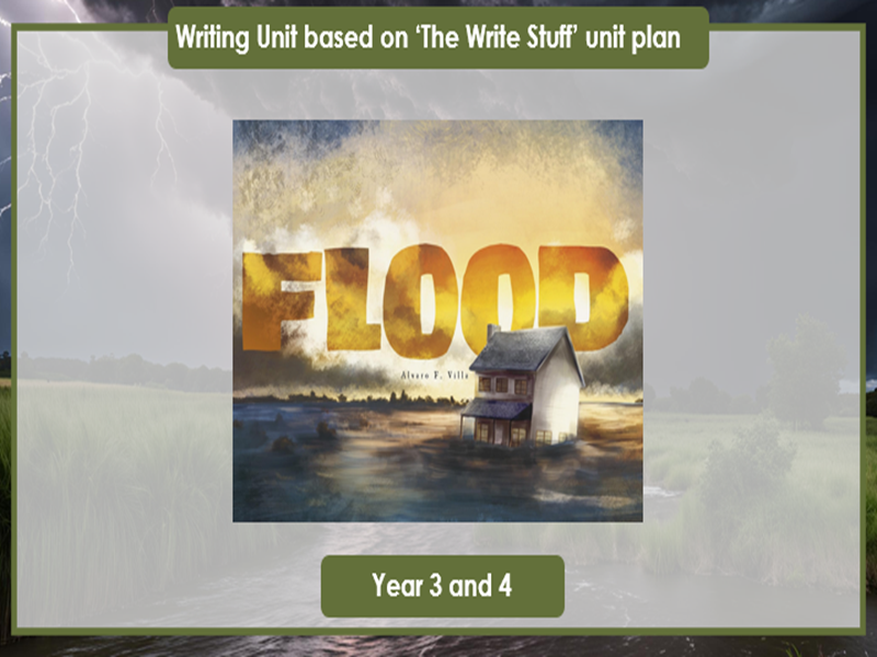Flood Year 3 or 4 writing unit (Write stuff ) | Teaching Resources