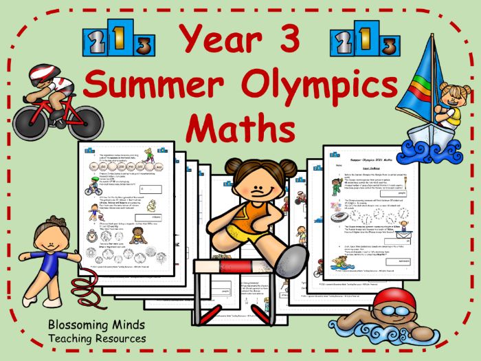 Year 3 Summer Olympics Maths : All Topics | Teaching Resources
