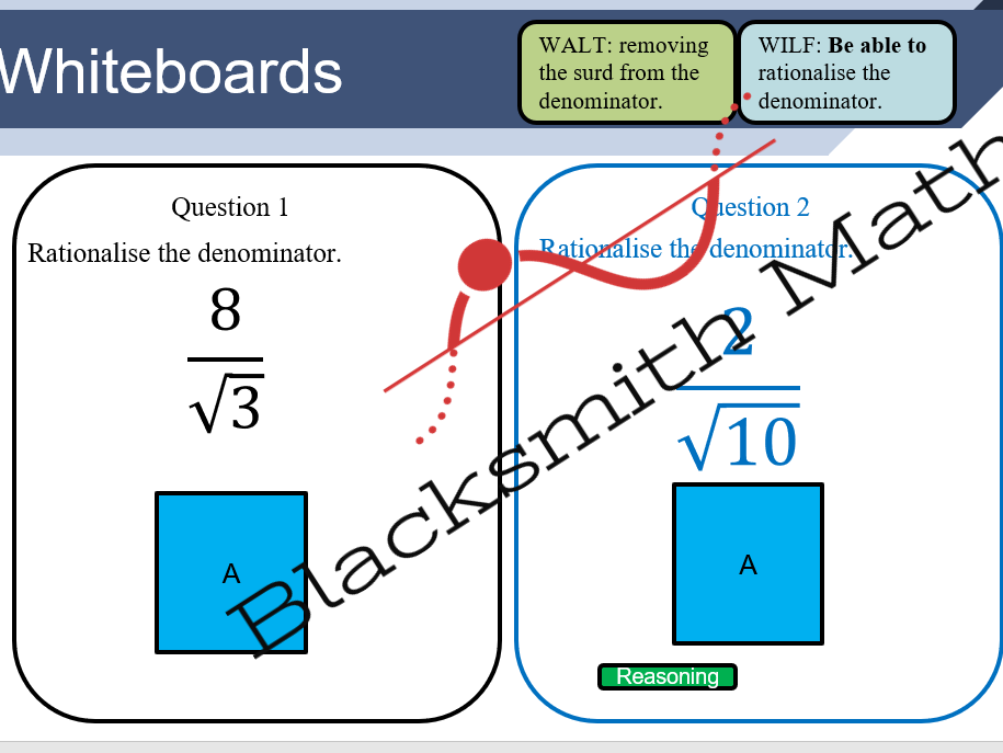 Rationalising the denominator - lesson bundle | Teaching Resources
