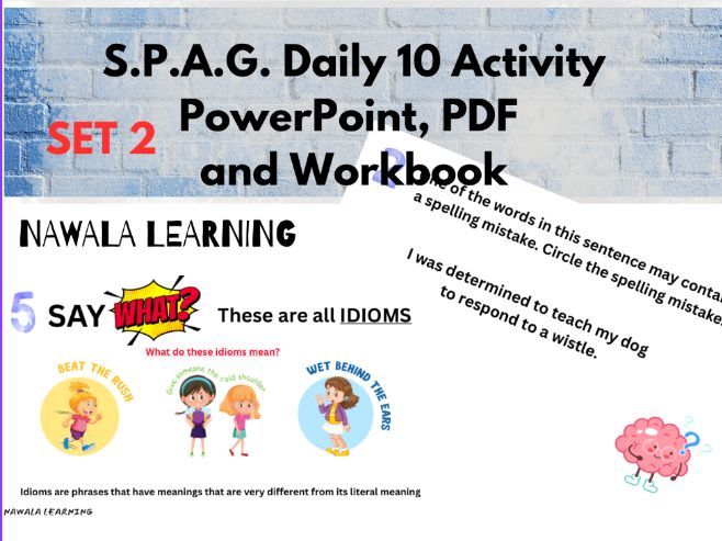 S.P.A.G. Daily 10 Activity Pack (Set 2) | Teaching Resources