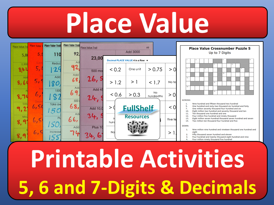 Place Value Activities BUNDLE by FullShelf | Teaching Resources