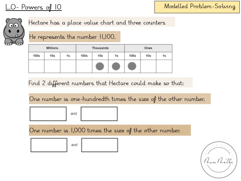 Powers Of 10 Year 5 Place Value Teaching Resources