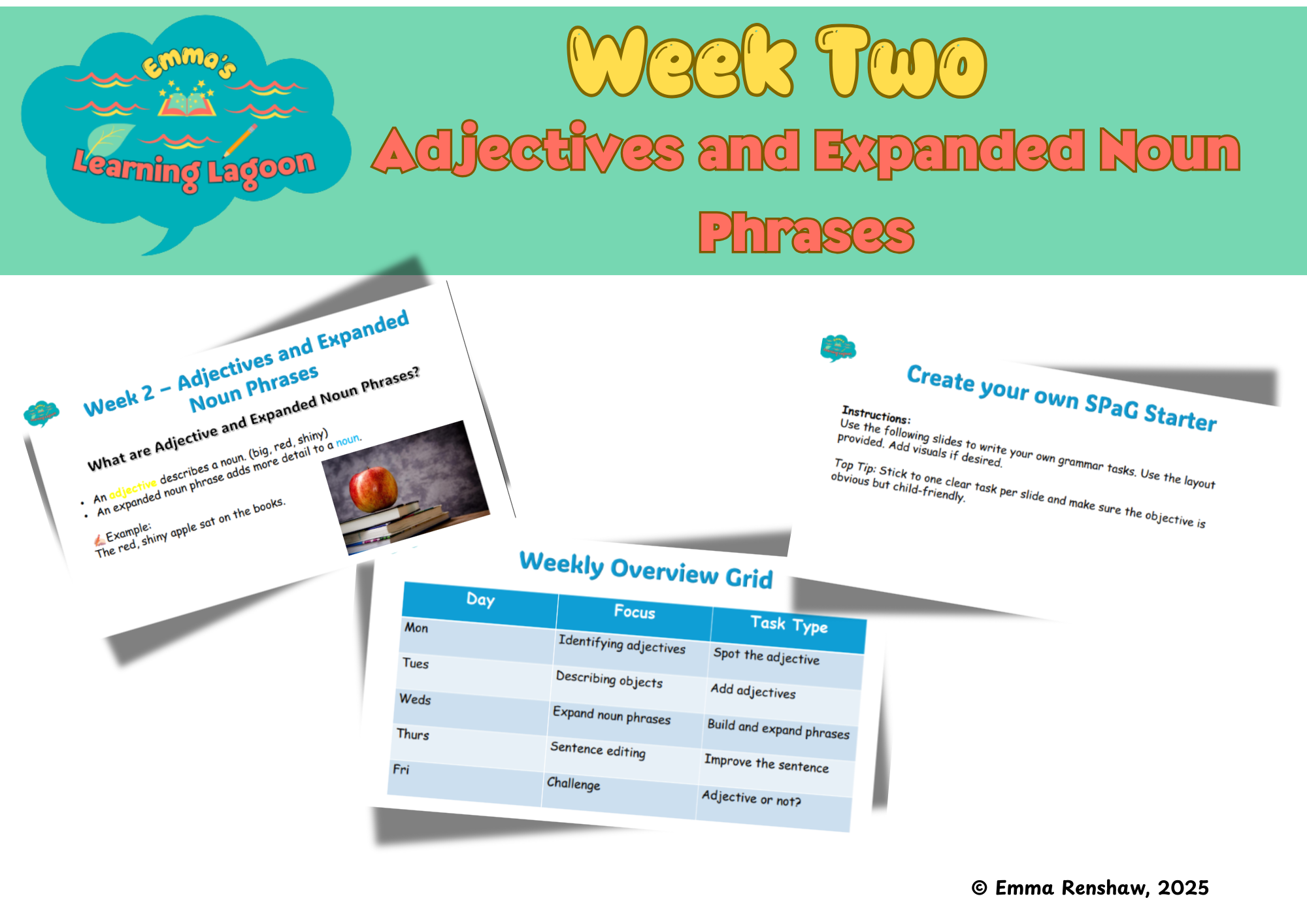 Year 3 SPaG Starters - 6 Week PPT Pack | Teaching Resources