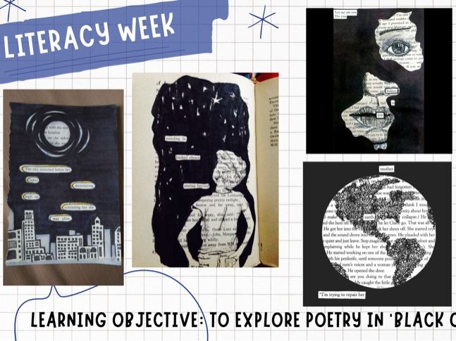Black Out Art Poetry | Teaching Resources