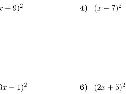 Square of sum or difference Bundle | Teaching Resources