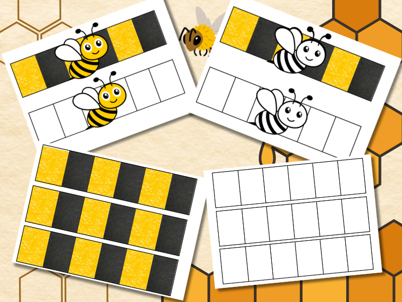 Printable Bee Headband (Head Band) Craft – Cut and Stick, Colouring ...