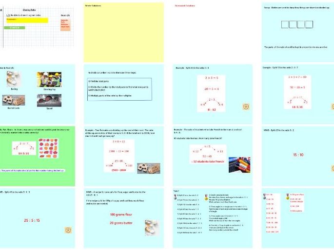 Sharing Ratio - Maths GCSE Foundation PowerPoint & ActivInspire Lesson ...
