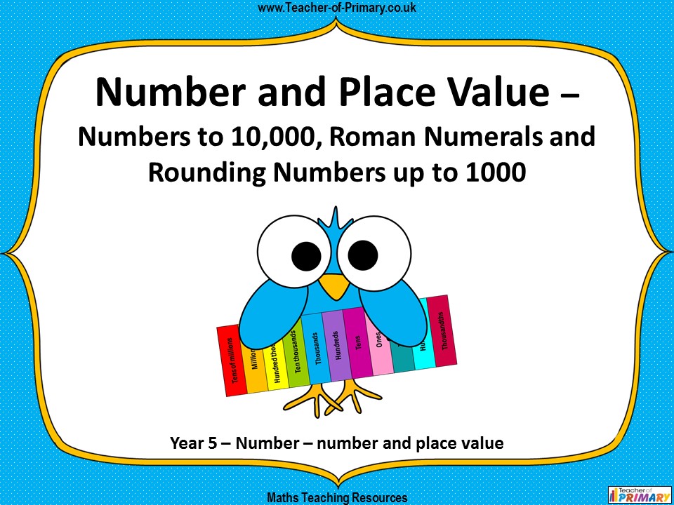 Number And Place Value Year 5 Teaching Resources