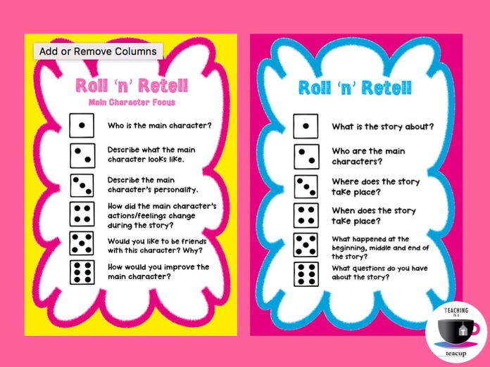 Roll 'n' Retell - Reading Games (Non-Fiction) | Teaching Resources