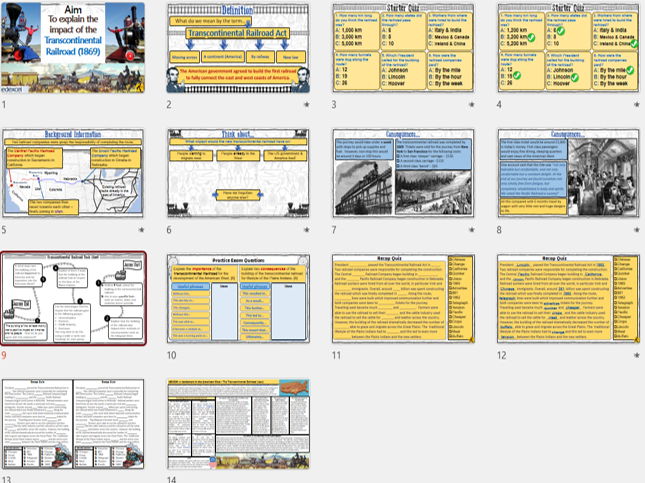 GCSE History Edexcel: The American West Unit 2 Bundle (10 lessons) | Teaching Resources