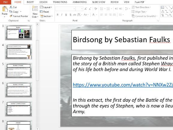 AQA English Language Paper 1 Q1-4 | Teaching Resources