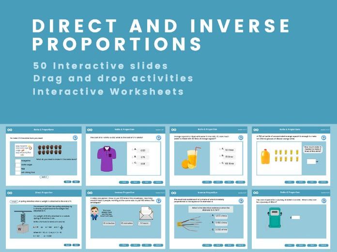 Direct & Inverse Proportions - GCSE | Teaching Resources