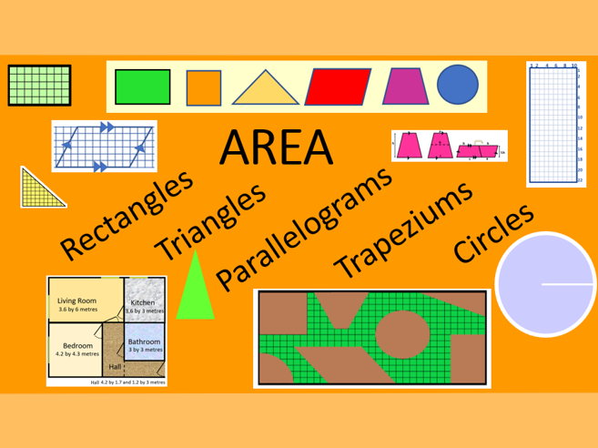 Area Of Basic Shapes Teaching Resources