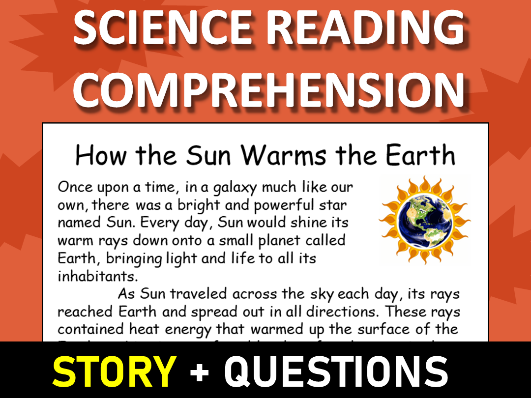 How the Sun Warms the Earth Reading Science Story Comprehension ...