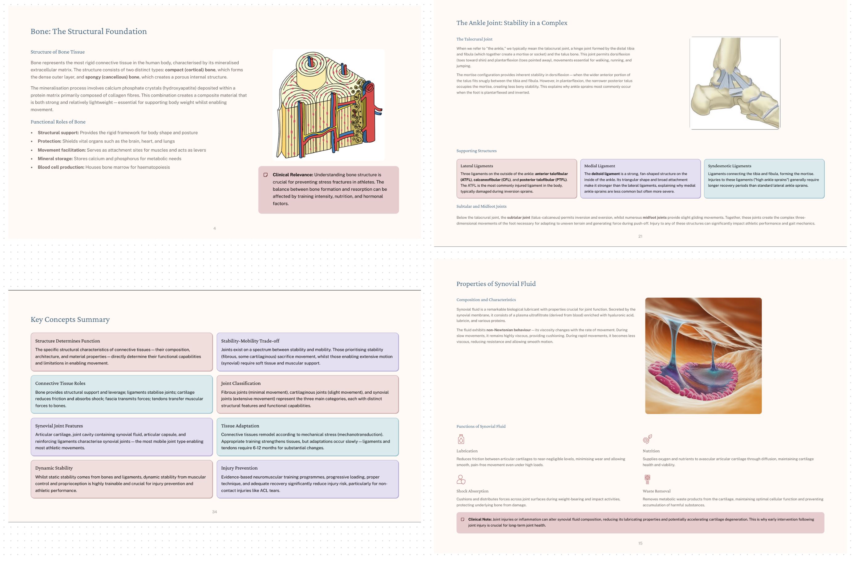IB DP SEHS B1.2: Connective Tissue & Joints Teaching Notes & Revision ...